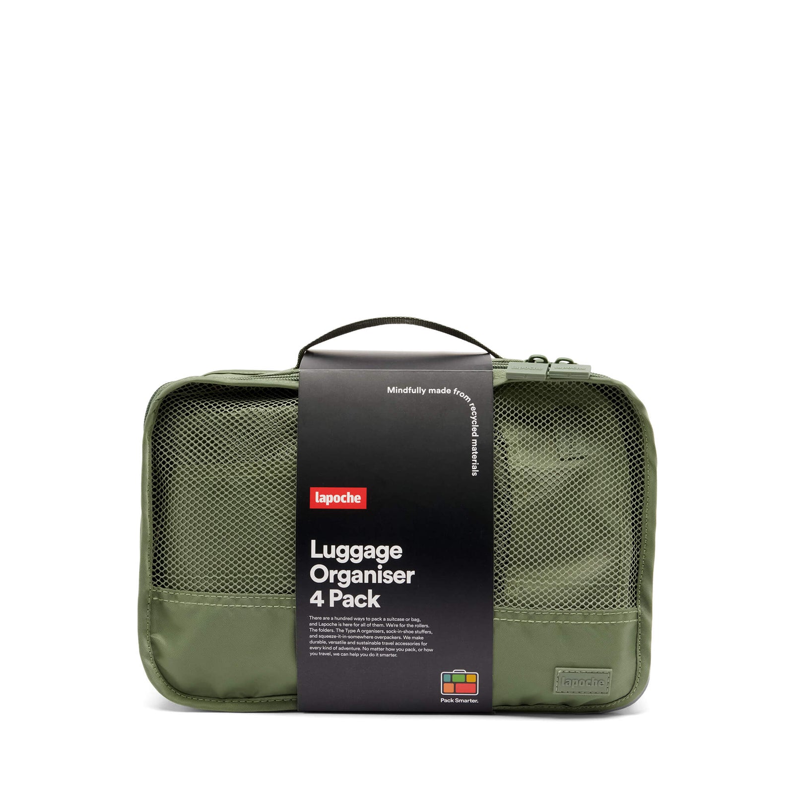 Luggage Organiser Four Pack Olive Lapoche